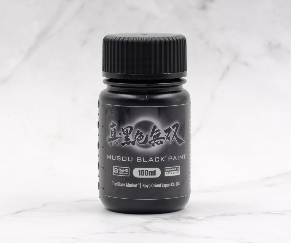 Musou Black Paint | The World's Blackest Water-Based Acrylic Paint