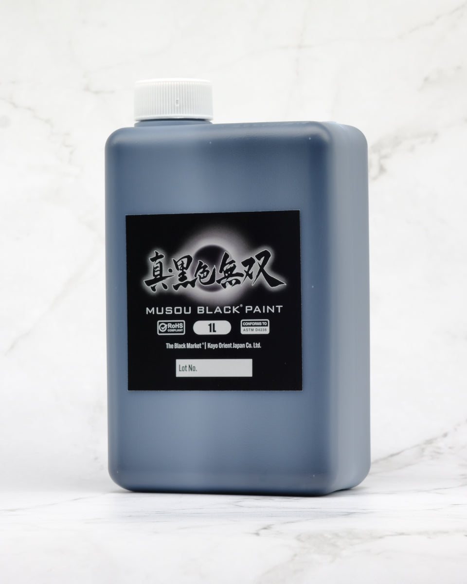 Musou Black Paint – The Black Market | Koyo Orient Japan Co., Ltd.
