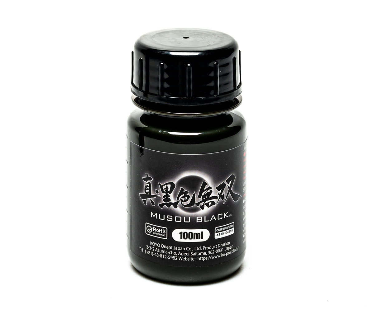 Musou Black Paint – The Black Market | Koyo Orient Japan Co., Ltd.