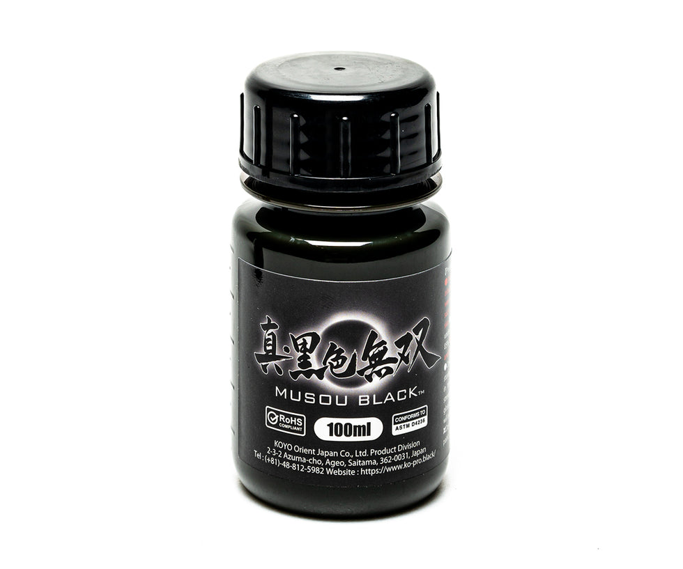 Musou Black Paint – The Black Market | Koyo Orient Japan Co., Ltd.